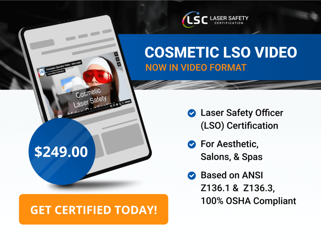 Laser Safety Course Catalog - See All Our Certifications ...