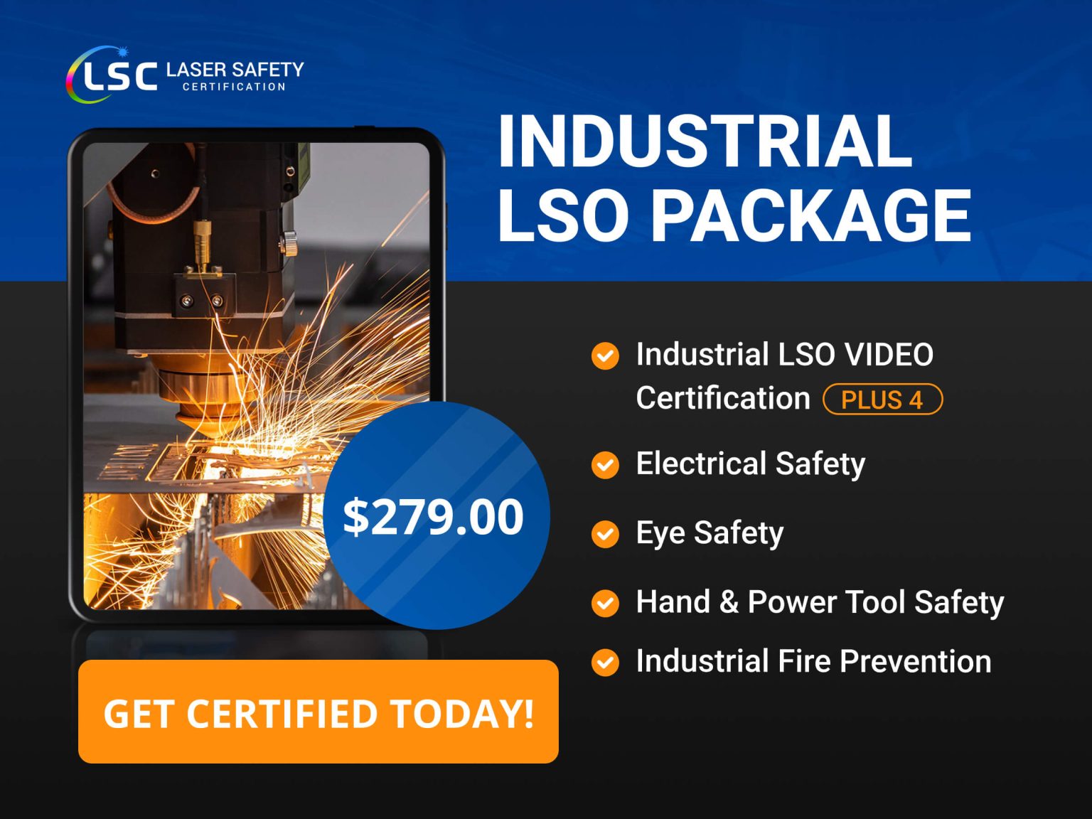 Choose your Industrial LSO Video Course - Laser Safety Certification
