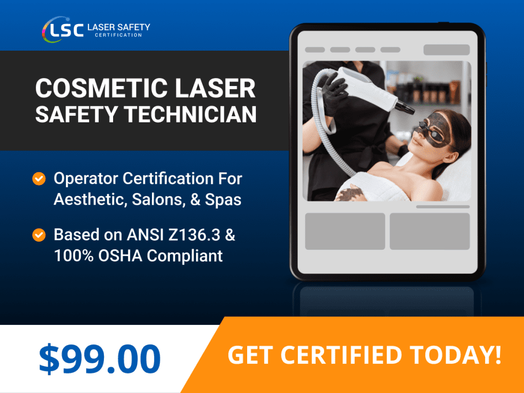 Laser Safety Technician Certifications - Industrial, Healthcare ...