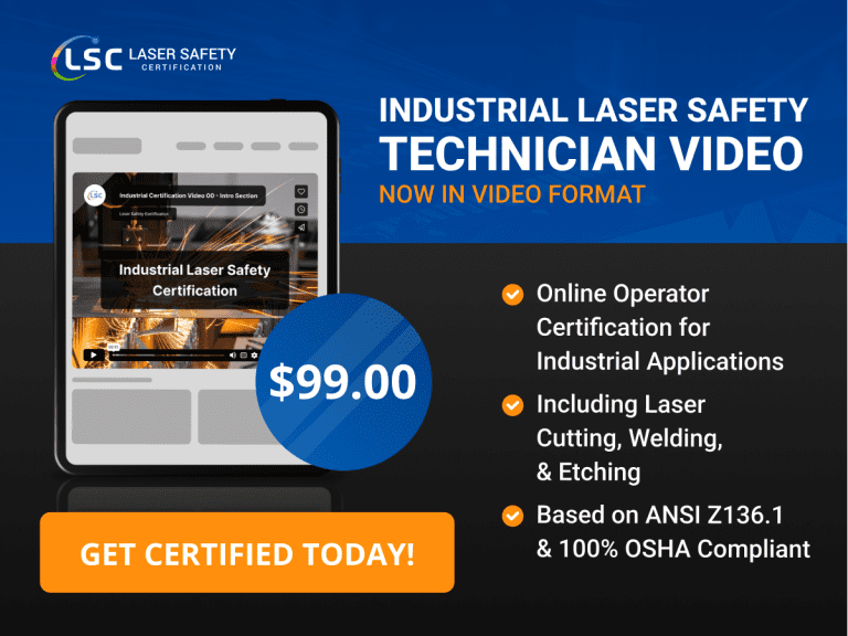 Choose your Industrial LSO+Operator Video Course - Laser Safety ...
