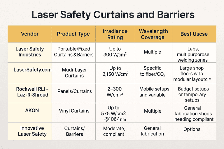 Best Laser Safety Curtains and Barriers for Welding: Product Comparison ...